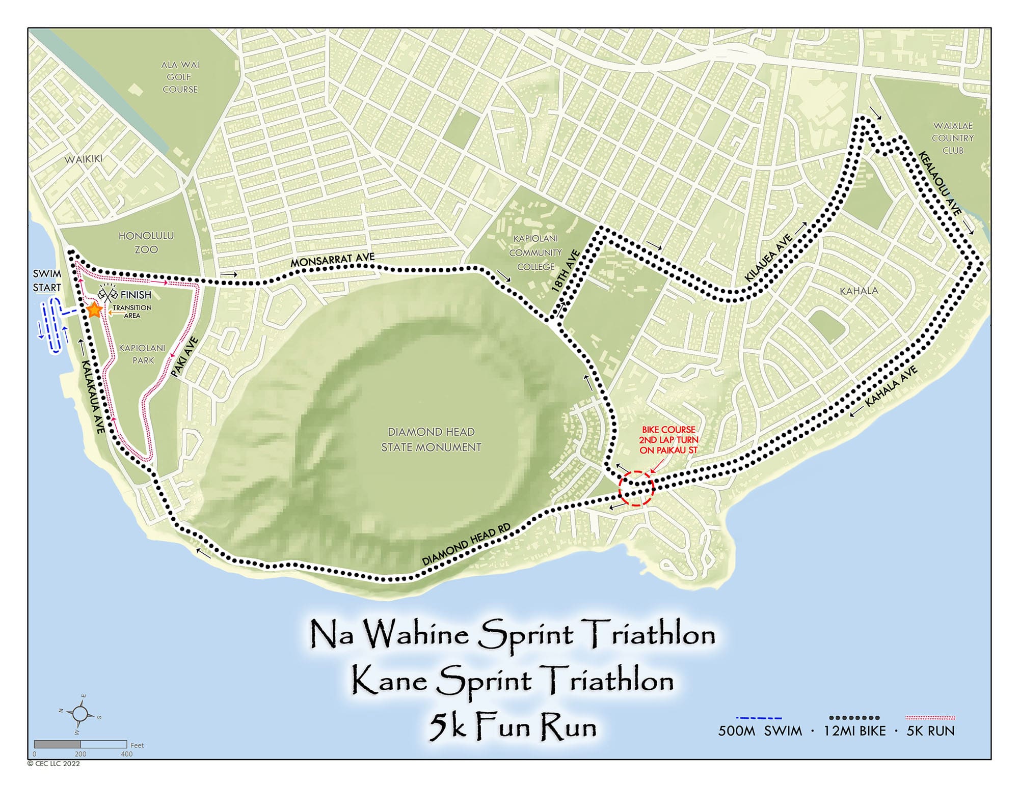 Course Map | Na Wahine Racing
